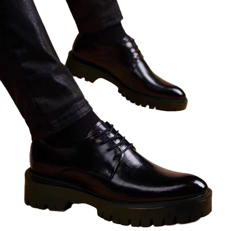 Elevated Lug-Sole Derby Shoes – Shaba Closet